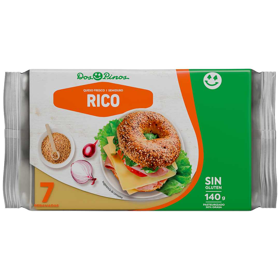 Producto: Queso Rico 7 Rebanadas 140g