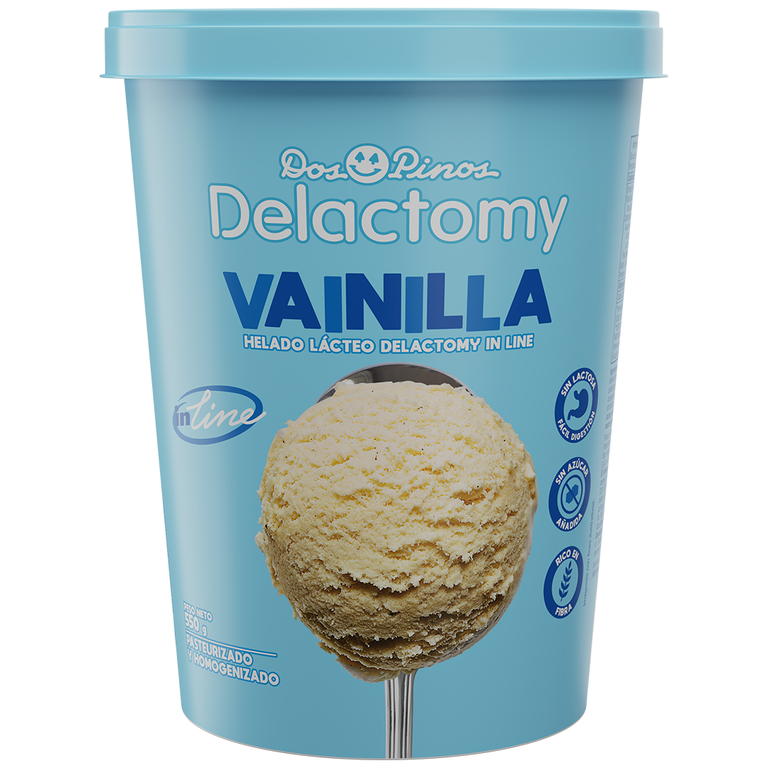 Producto: Helado Delactomy Vainilla (1/4Gal) 550g