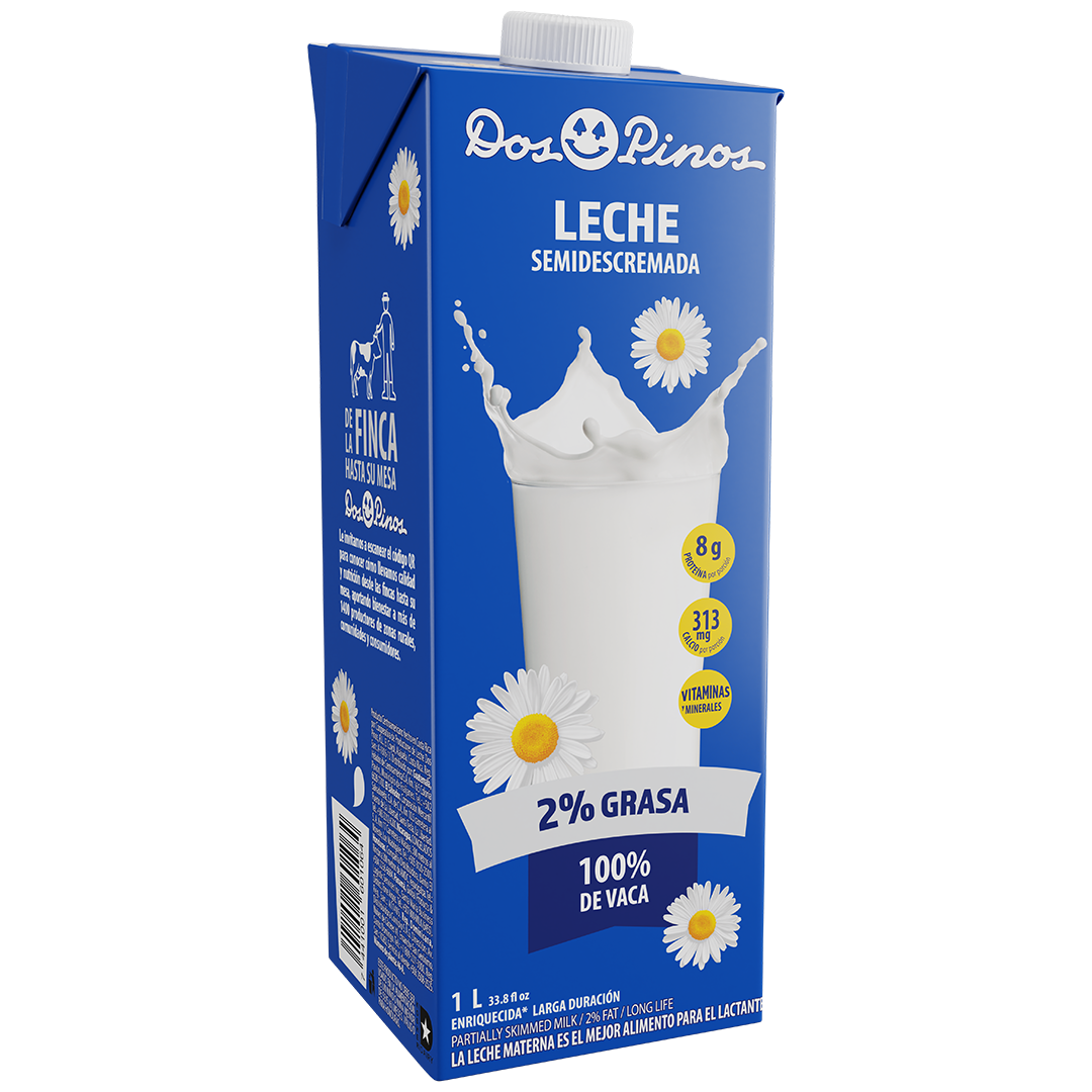 Producto: Leche Semidescremada 2%Grasa 1L
