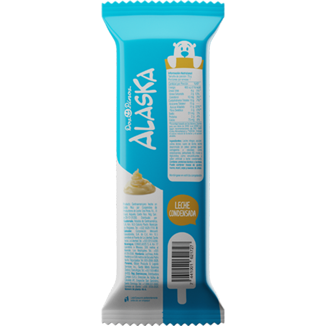 Producto: Helado Paleta Alaska Leche Condensada 75g