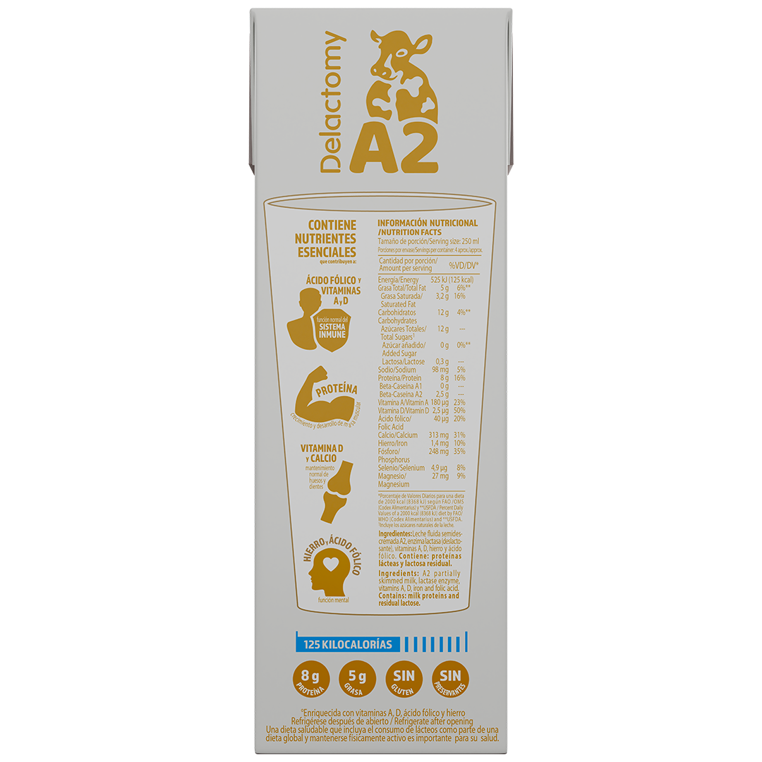 Producto: Leche Deslactosada A2 946ml