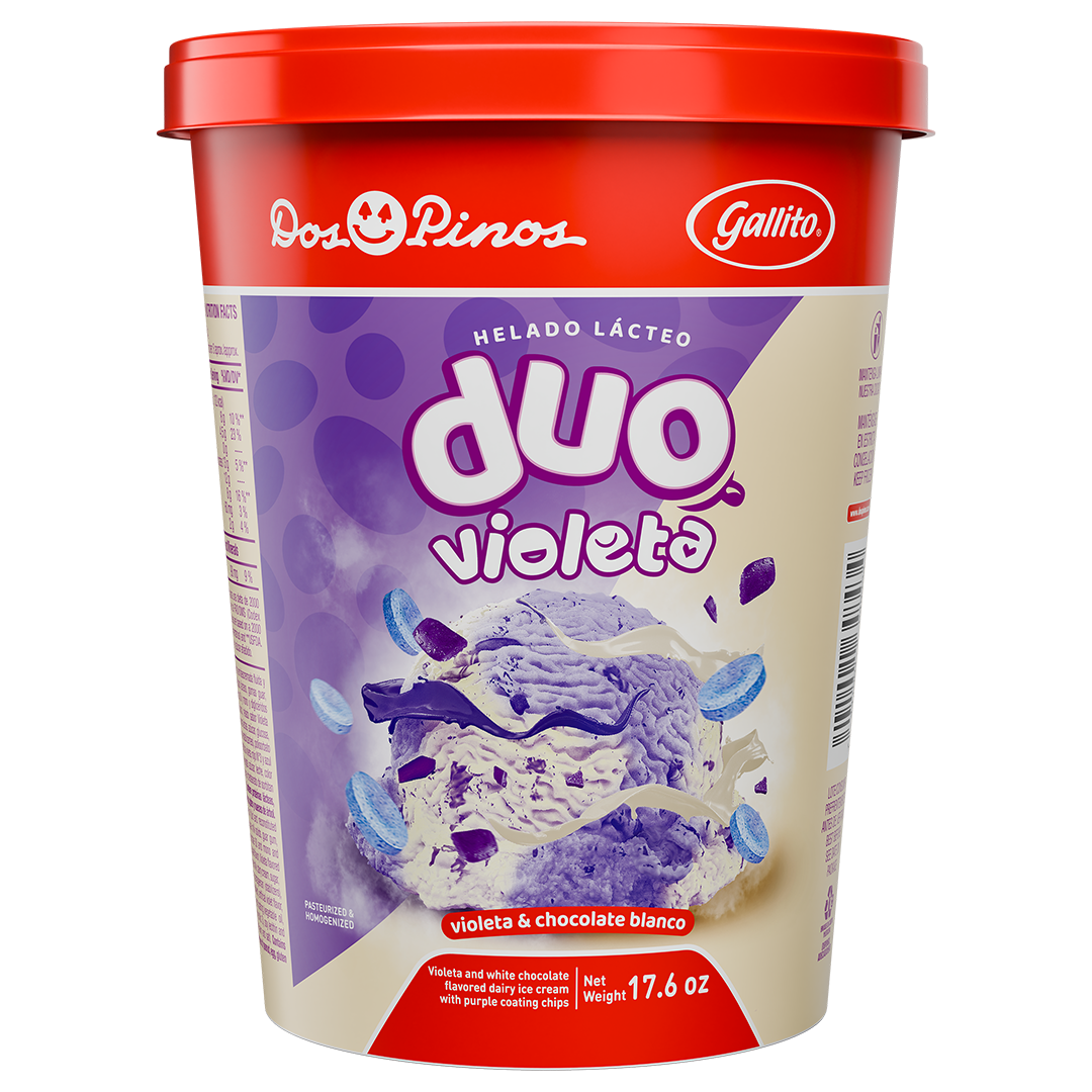 Producto: Helado Duo Violeta (1/4Gal) 550g