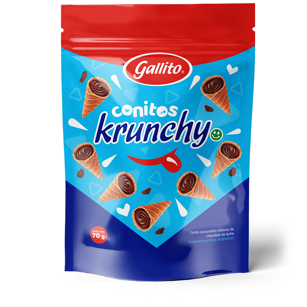 Producto: Conitos Krunchy Vainilla Chocolate 70g